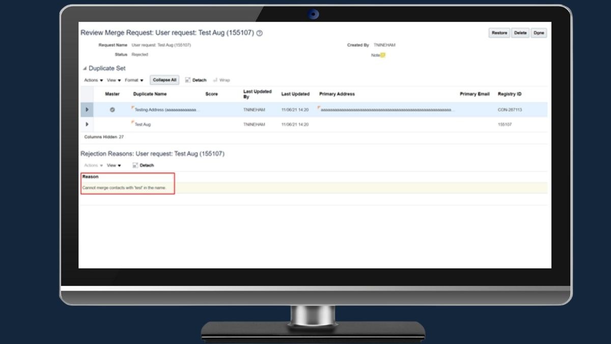 Oracle Customer Data Management (CDM) : A Brief Overview