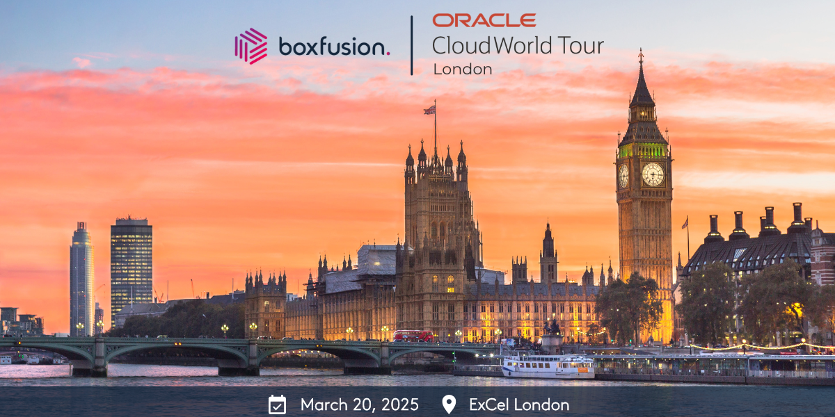 Official Exhibitors At Oracle Cloudworld Tour London